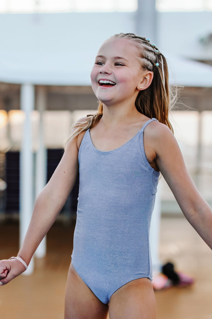 Tween Light Blue Lexi - Metallic One-Piece - $54 – Rad Swim