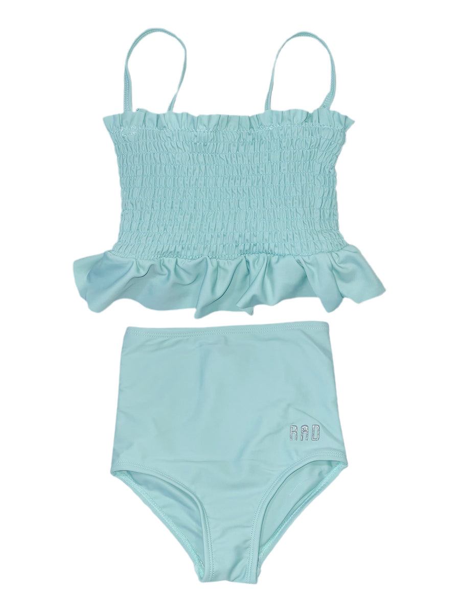 Girls' Mya - Smocked Tankini - $32 – Rad Swim