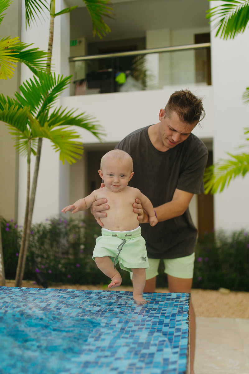 Jacob - Green Boys Boardshorts – Rad Swim