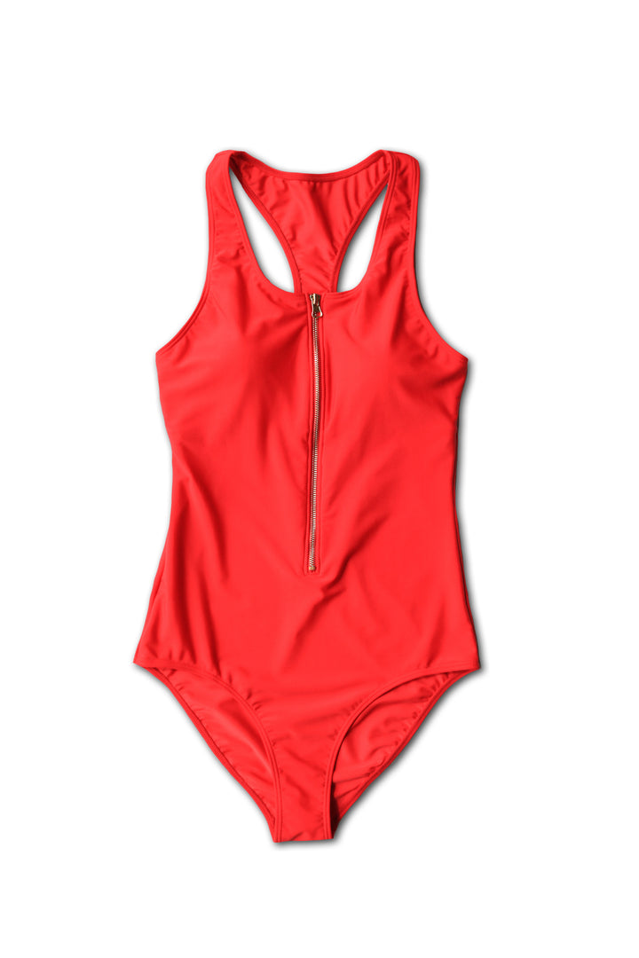 Jenna - Zipper One-Piece Swimsuit - $74 – Rad Swim